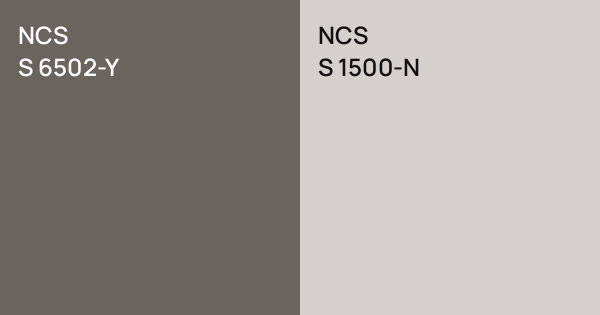 NCS S 6502-Y vs. NCS S 1500-N comparison