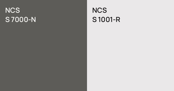 NCS S 7000-N vs. NCS S 1001-R comparison