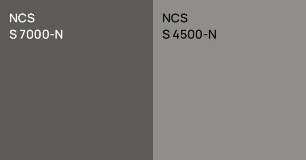 NCS S 7000-N vs. NCS S 4500-N comparison