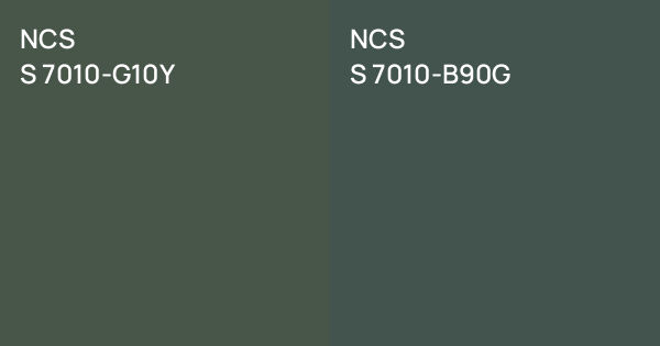NCS S 7010-G10Y vs. NCS S 7010-B90G comparison