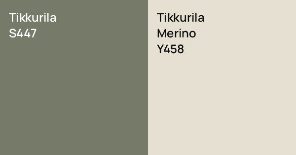 Tikkurila S447 vs. Tikkurila Merino comparison
