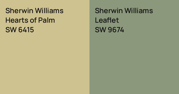 Sherwin Williams Hearts Of Palm