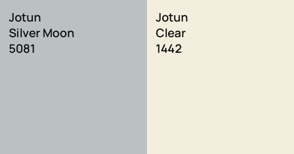 Jotun Silver Moon vs. Jotun Clear comparison