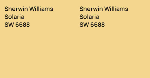 Sherwin Williams Solaria vs. Sherwin Williams Solaria comparison