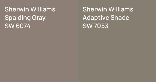 Sherwin Williams Spalding Gray vs. Sherwin Williams Adaptive Shade ...
