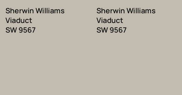 Sherwin Williams Viaduct vs. Sherwin Williams Viaduct comparison