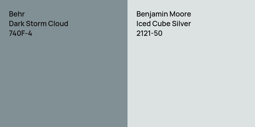 Benjamin Moore Iced Cube Silver 2121 50