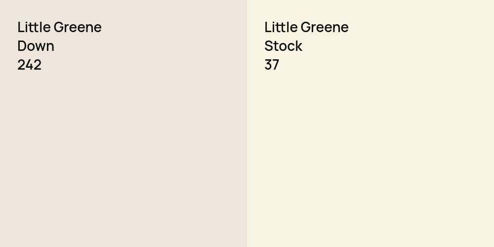 Little Greene Down vs. Little Greene Stock comparison