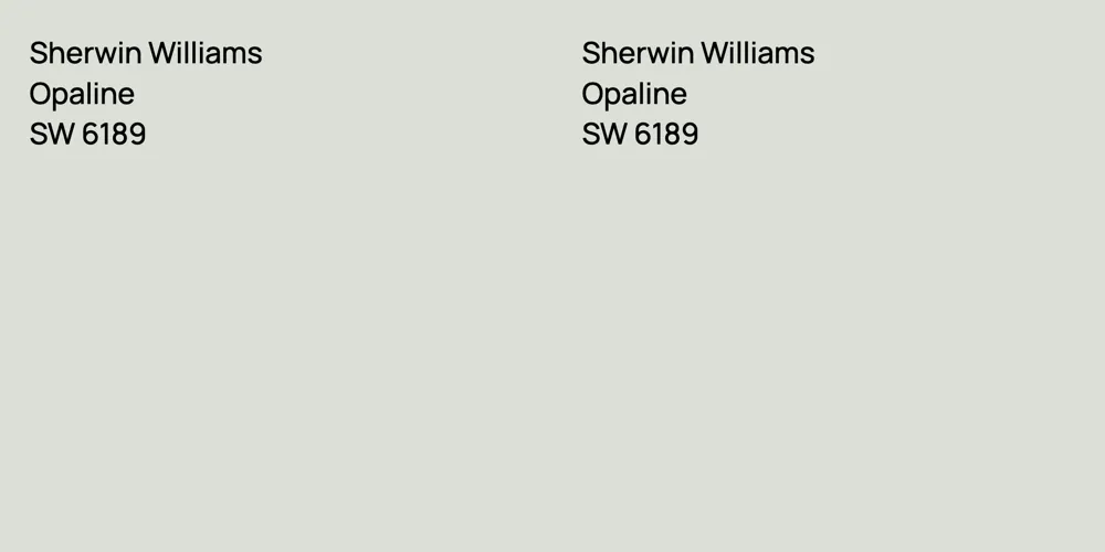 Sherwin Williams Opaline vs. Sherwin Williams Opaline comparison