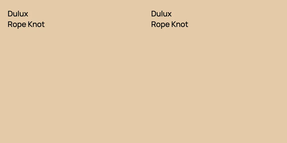 Dulux Rope Knot vs. Dulux Rope Knot comparison