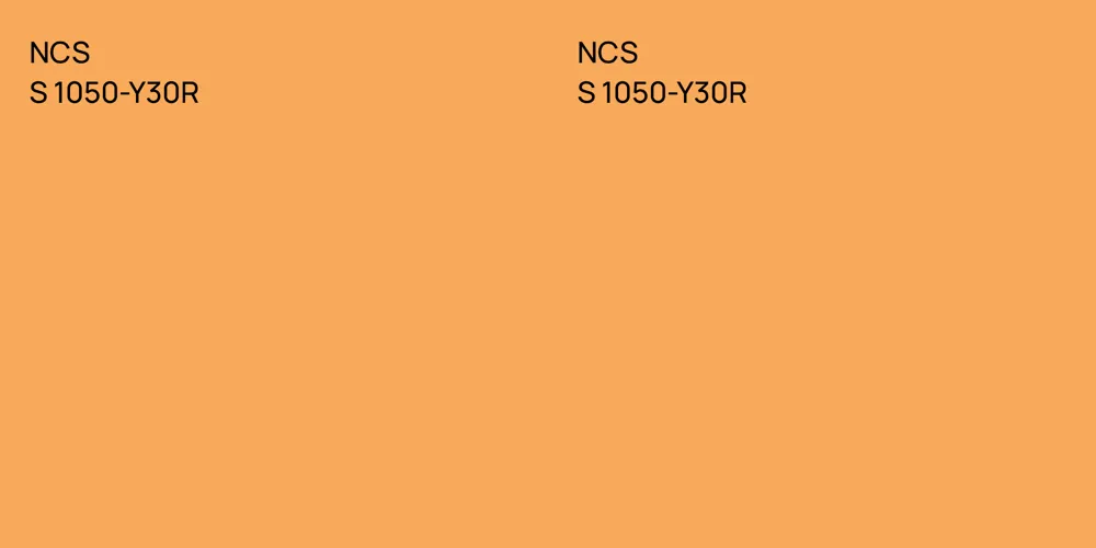 NCS S 1050-Y30R vs. NCS S 1050-Y30R comparison