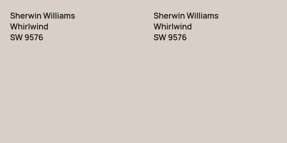 Sherwin Williams Whirlwind vs. Sherwin Williams Whirlwind comparison